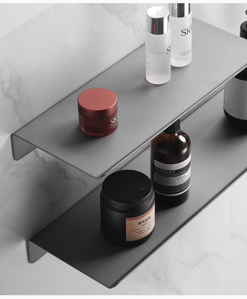 Metal Wall Shelf, Metal Floating Shelf, Small Metal Shelf, Metal ...