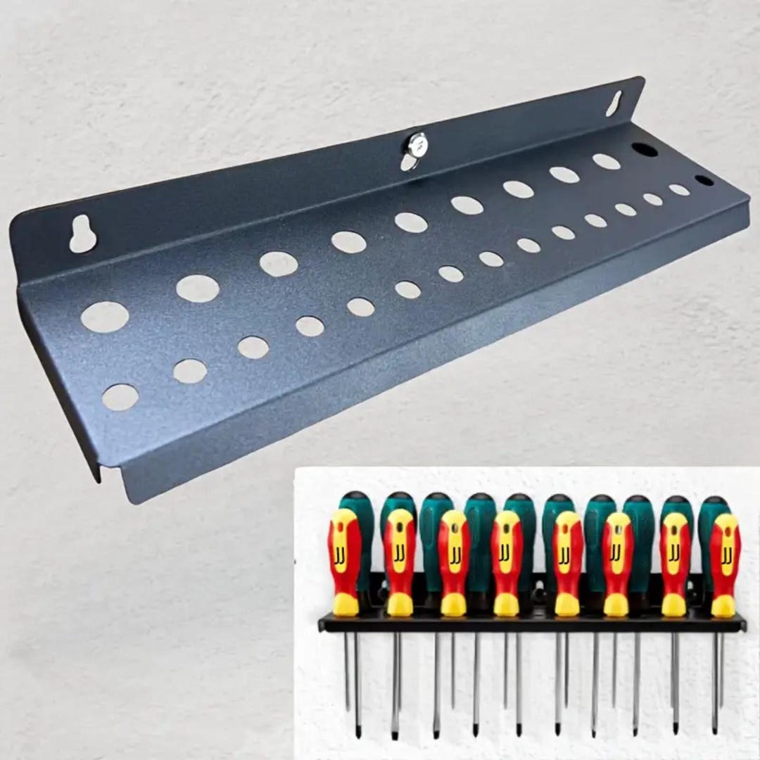 Multi-purpose Metal Tool Organizer - Garage & Workshop Storage Solution ...