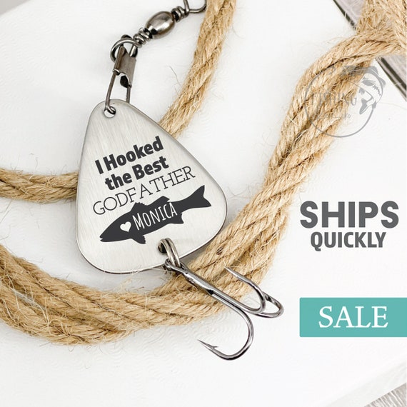 Godfather Fish Fishing Lure Personalized Gift for God - Etsy