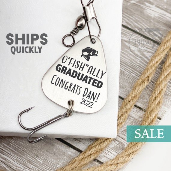 Grad Ofishally Fishing Lure Personalized Graduation Lure - Etsy