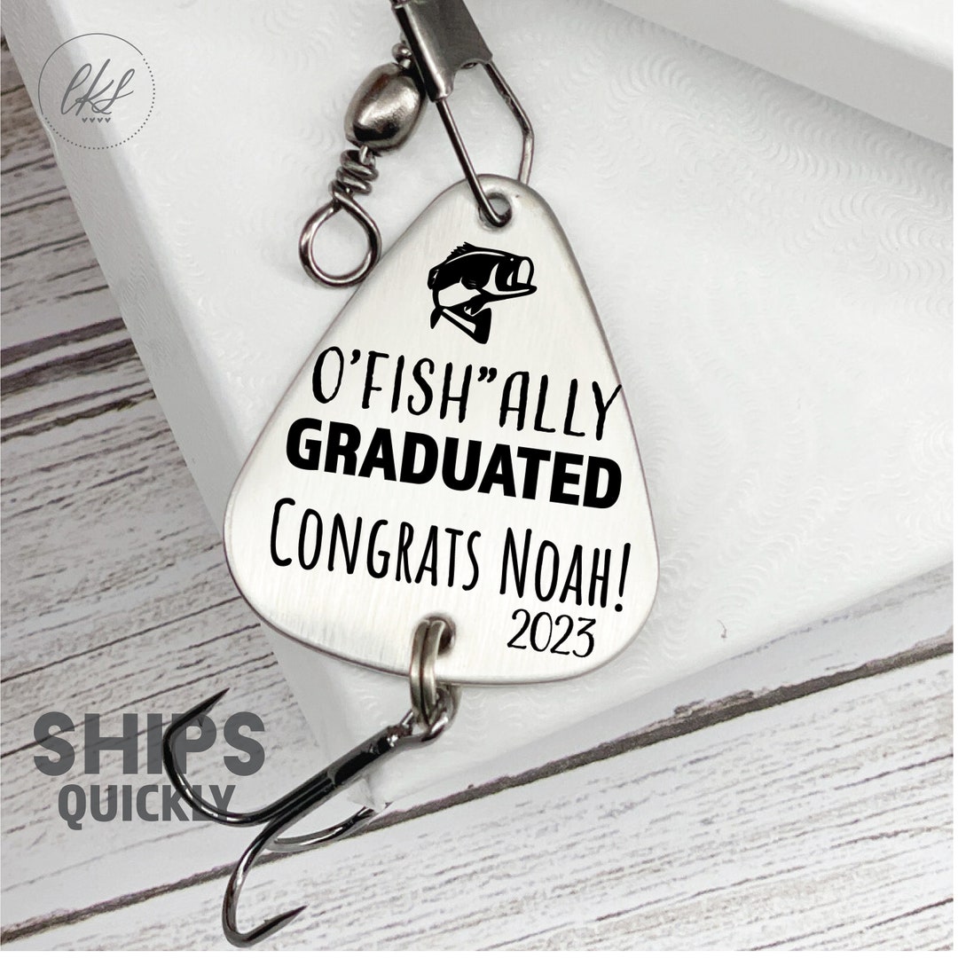 Grad Ofishally Fishing Lure Personalized Graduation Lure Class of 2023 ...