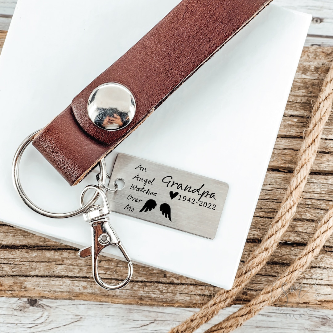 Angel Keychain Personalized Remembrance Gift an Angel Watches - Etsy