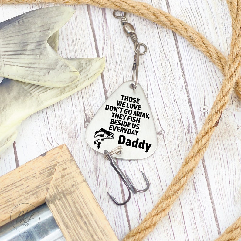 Remember Away Fishing Lure Personalized Remembrance Lure - Etsy