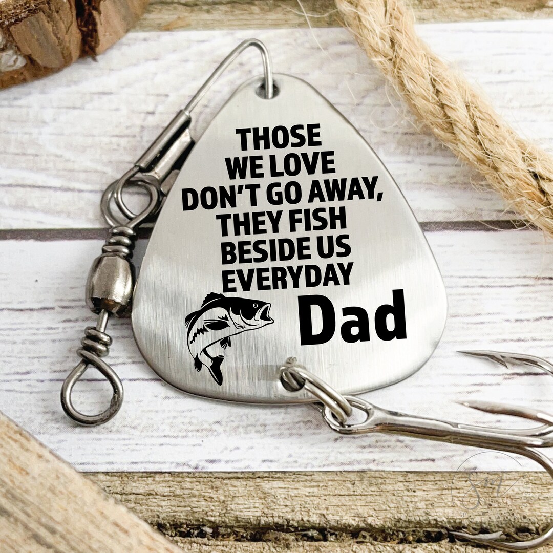 Remember Beside Fishing Lure Personalized Remembrance Lure in Loving ...