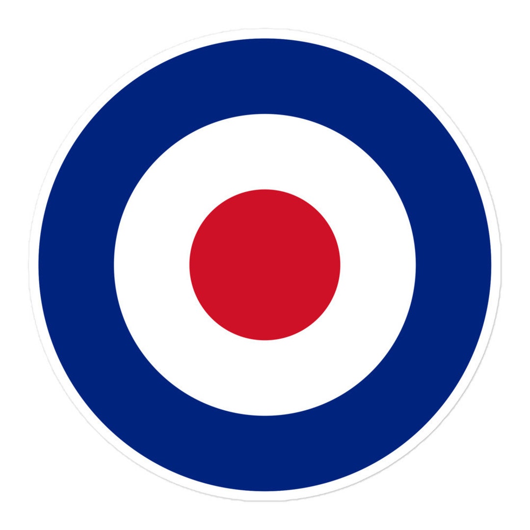 New Color Sticker RAF Roundel Mod Symbol Royal Air Force Britain ...