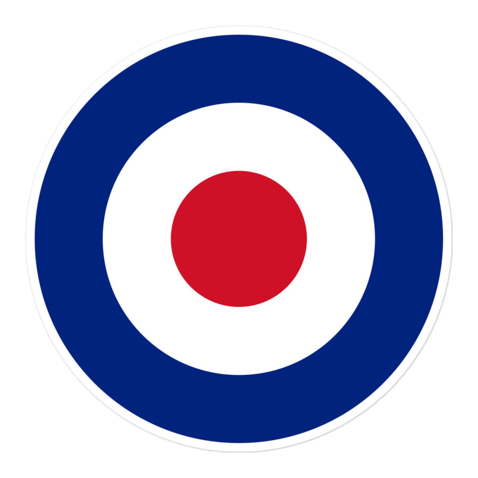 New Color Sticker RAF Roundel Mod Symbol Royal Air Force Britain ...