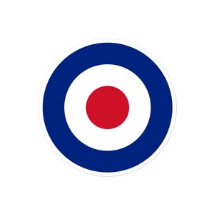 New Color Sticker RAF Roundel Mod Symbol Royal Air Force Britain ...