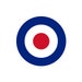 New Color Sticker RAF Roundel Mod Symbol Royal Air Force Britain ...