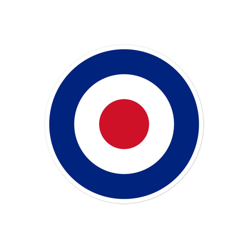 New Color Sticker RAF Roundel Mod Symbol Royal Air Force Britain ...