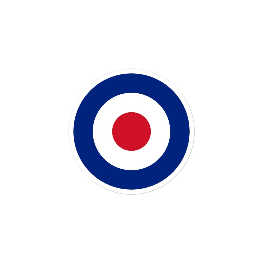 New Color Sticker RAF Roundel Mod Symbol Royal Air Force Britain ...