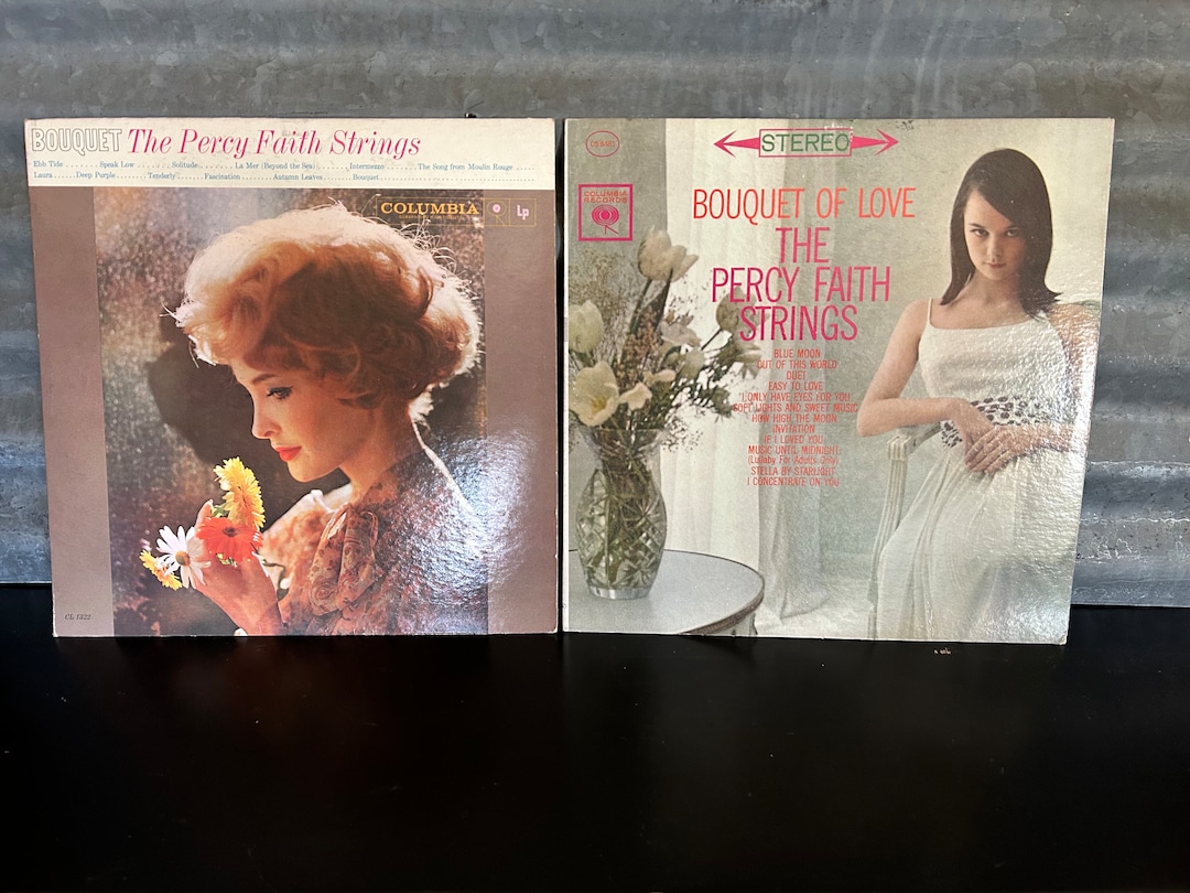 The Percy Faith Strings Vinyl Albums-set of Two-bouquet CL1322 and ...