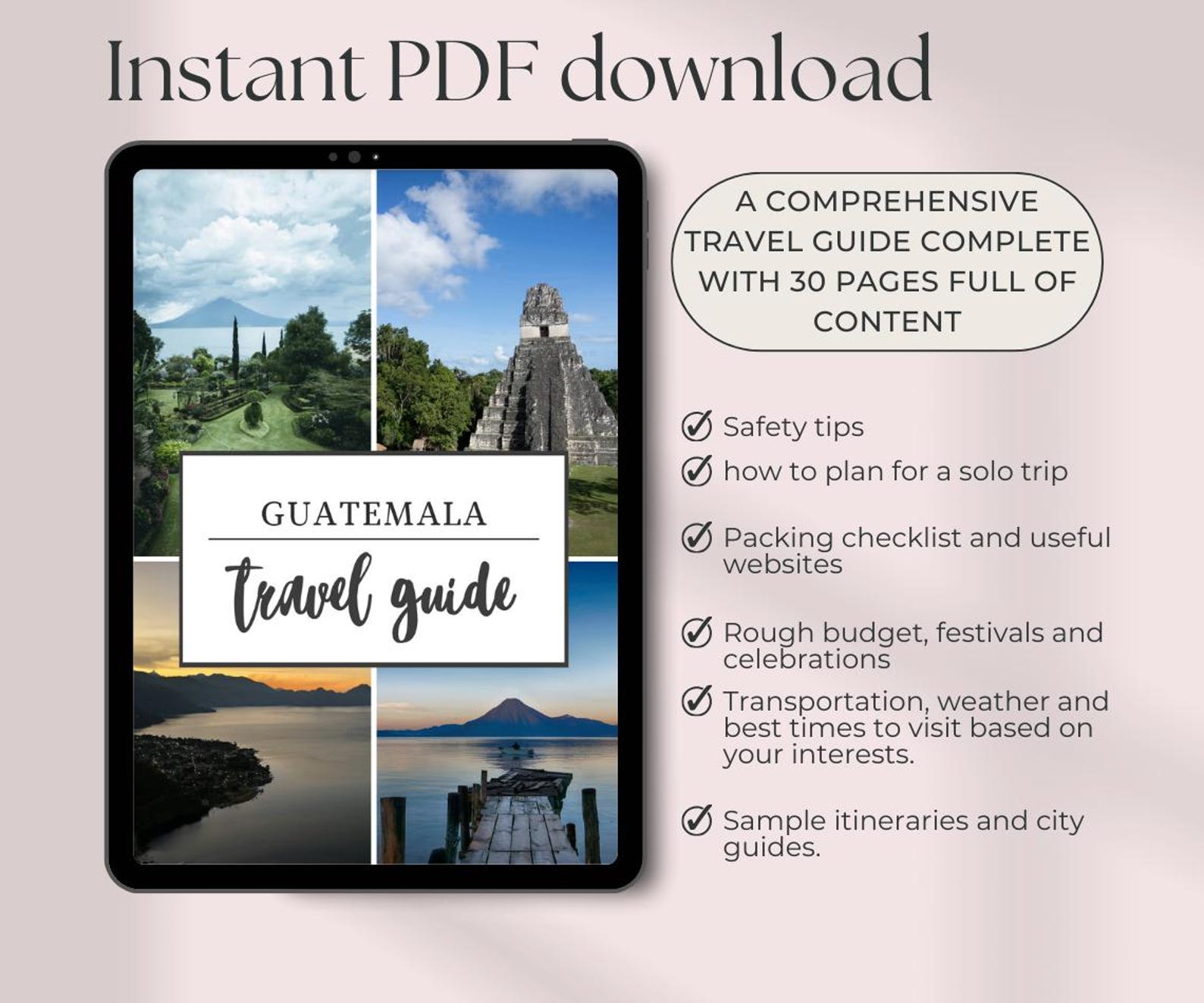 Guatemala Travel Guide, Antigua, Lake Atitlan, Coban, Lanquin, Flores ...