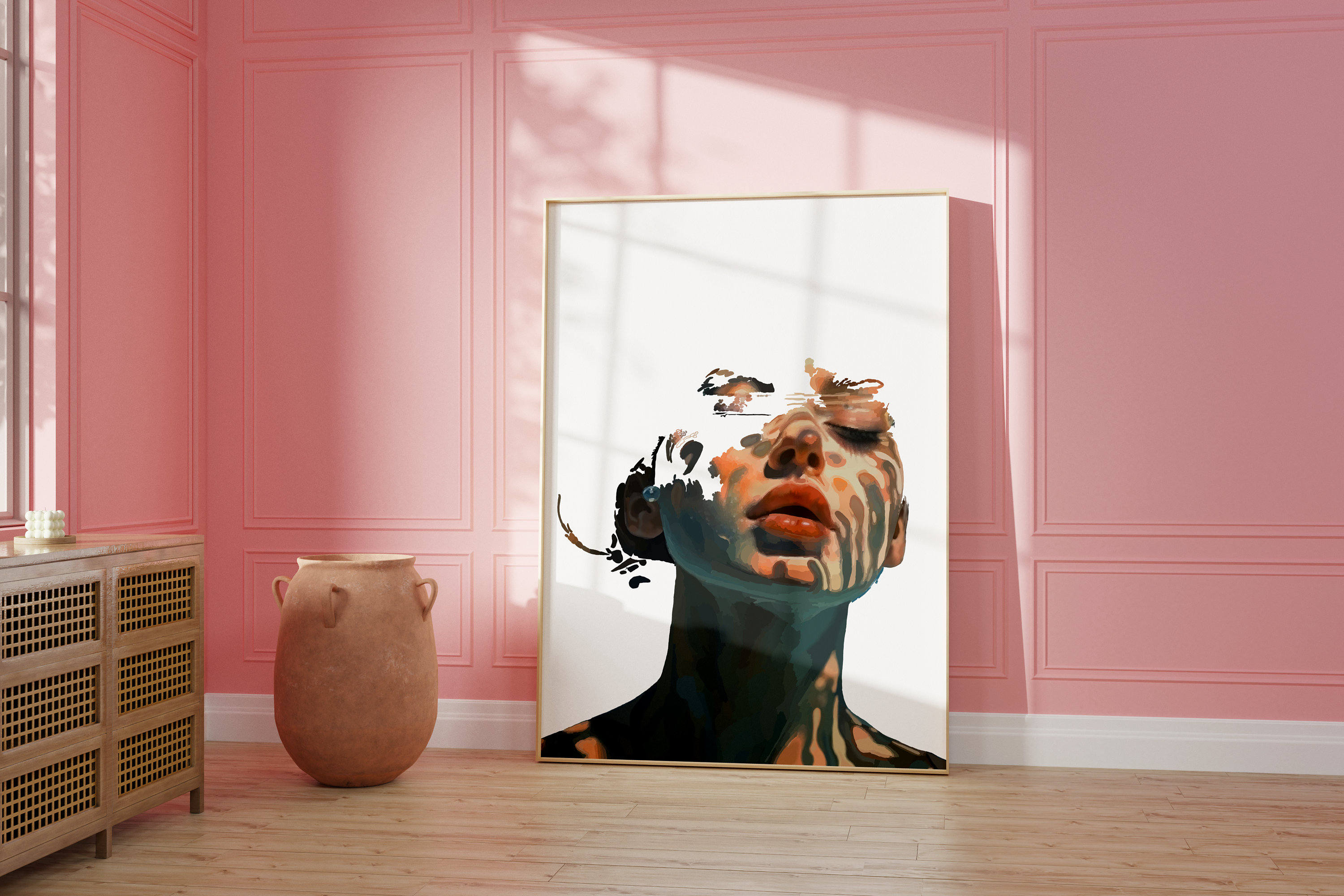 Unique Wall Art Printable Painting Feminine Wall Art Modern Home Decor ...