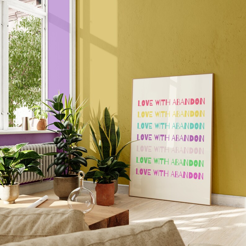 Queer Art Queer Maximalist Wall Art Maximalist Art Colorful Wall Art ...