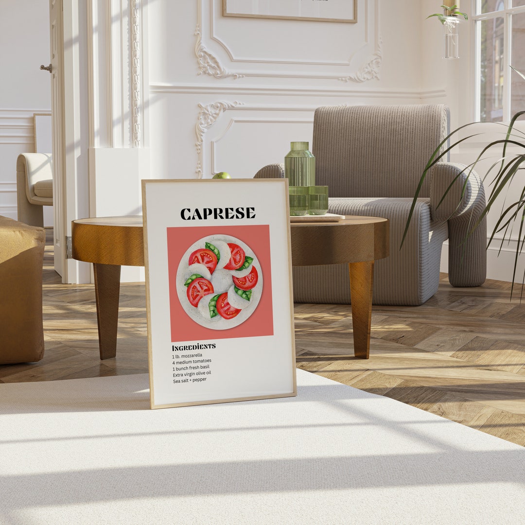 Kitchen Wall Art Kitchen Art Print Food Print Italian Food Poster ...