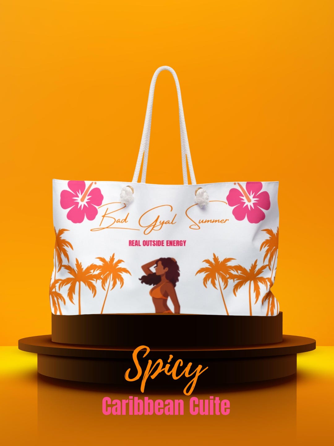 Spicy Caribbean Cutie | Bad Gyal Summer Weekender Bag - Etsy