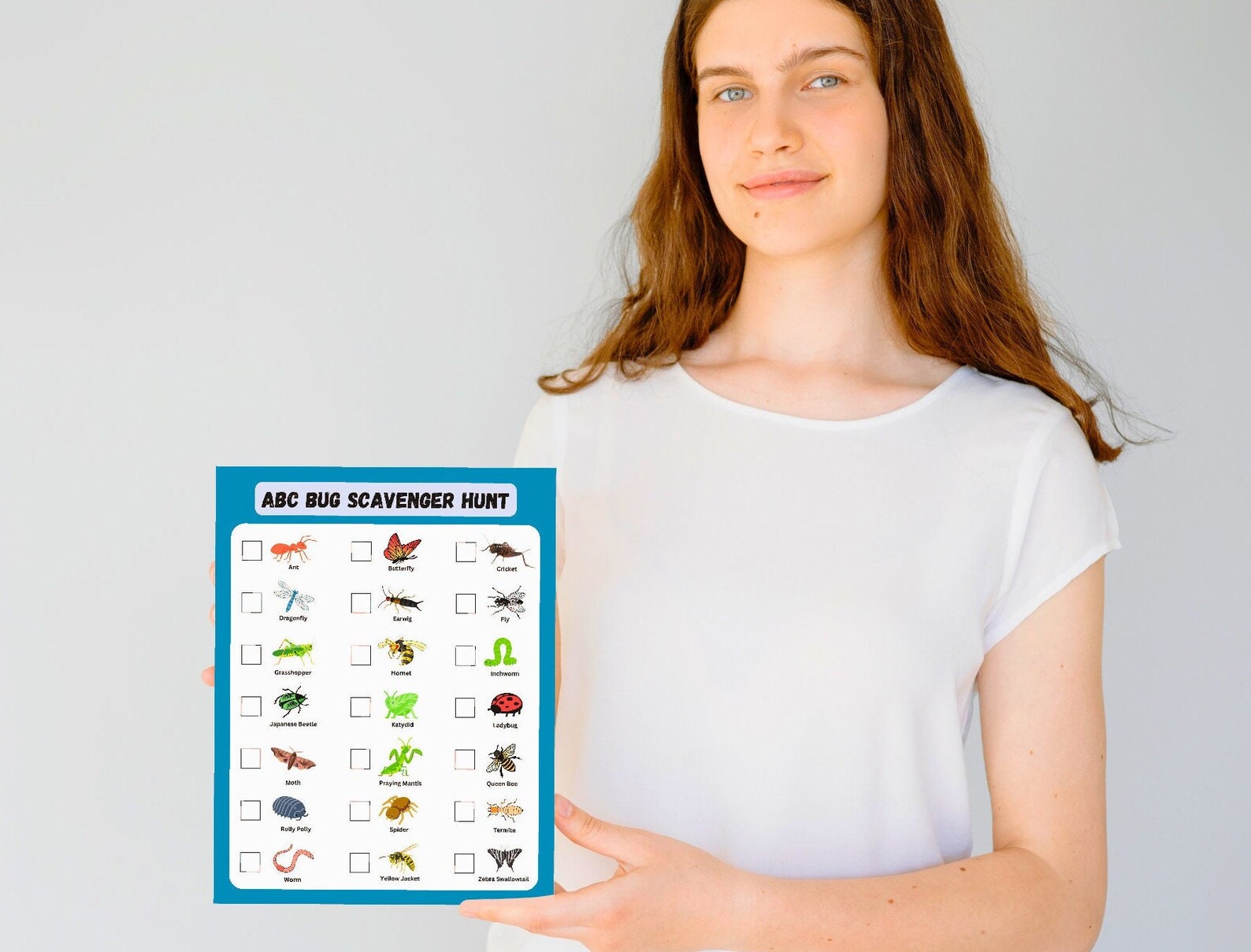 Bug Scavenger Hunt Printable for Kids, Outdoor Summer Activities for ...