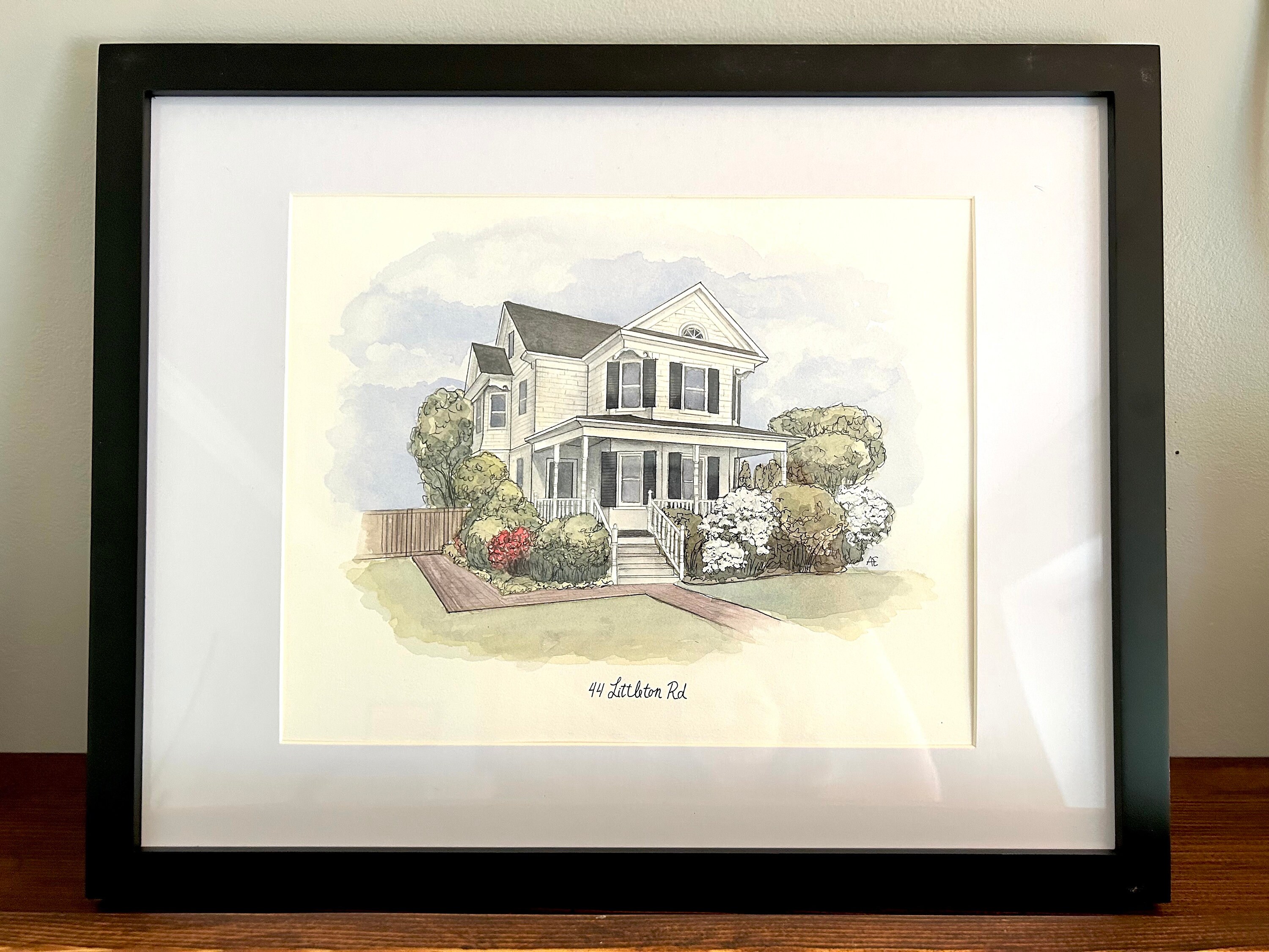 Custom Watercolor House Portrait, Building Portrait, House Painting ...
