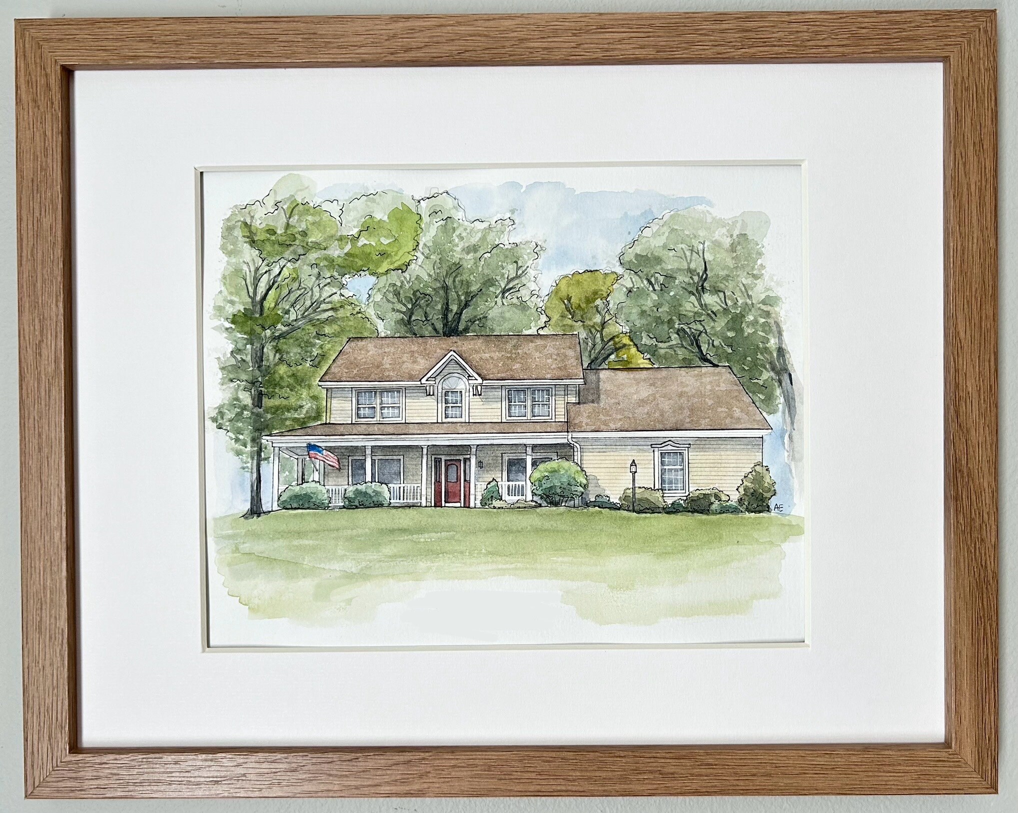 Custom Watercolor House Portrait, Building Portrait, House Painting ...