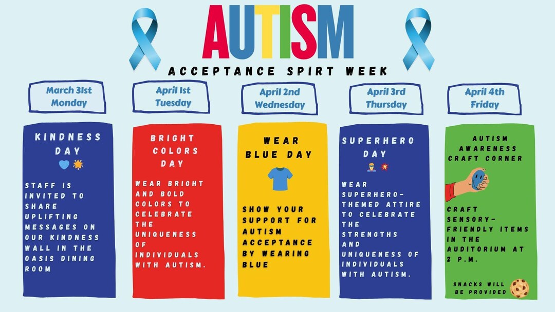 Autism Acceptance Spirit Week Template - Etsy