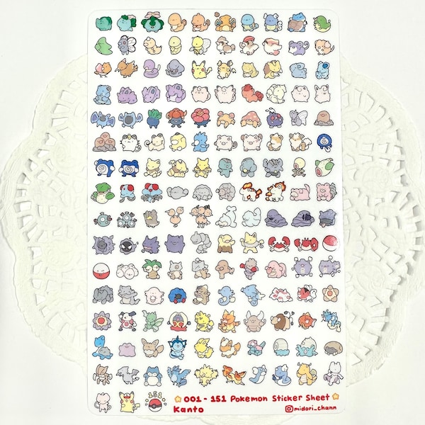 Tiny Cute Vinyl Stickers - Etsy