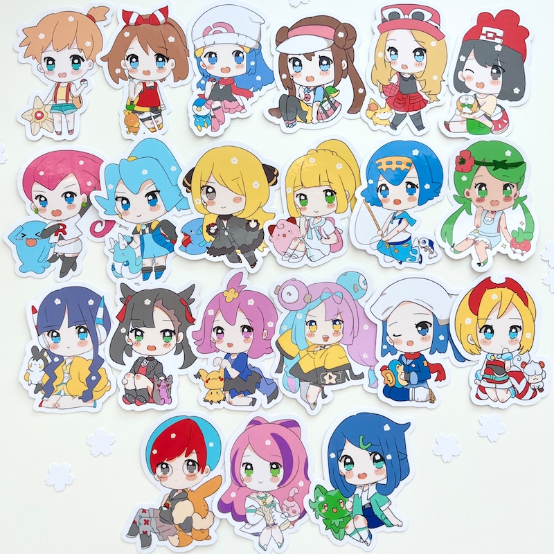 Kawaii Chibi Stickers - Etsy