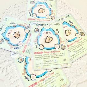 Snore EX Custom Fanmade Card | Holographic Collectible Card | Vinyl ...