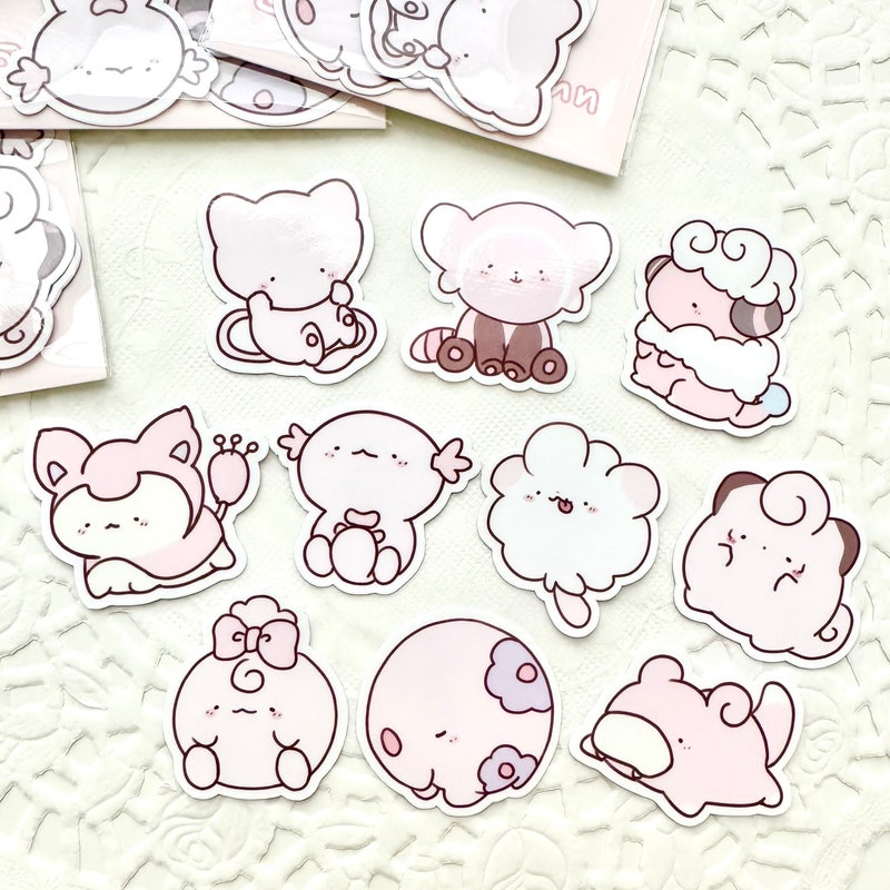 Sleepy Stickers - Etsy