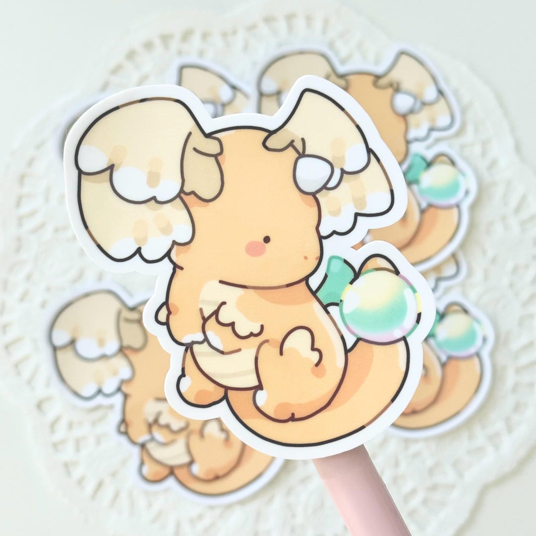 Mega Dragon Vinyl Sticker - Etsy