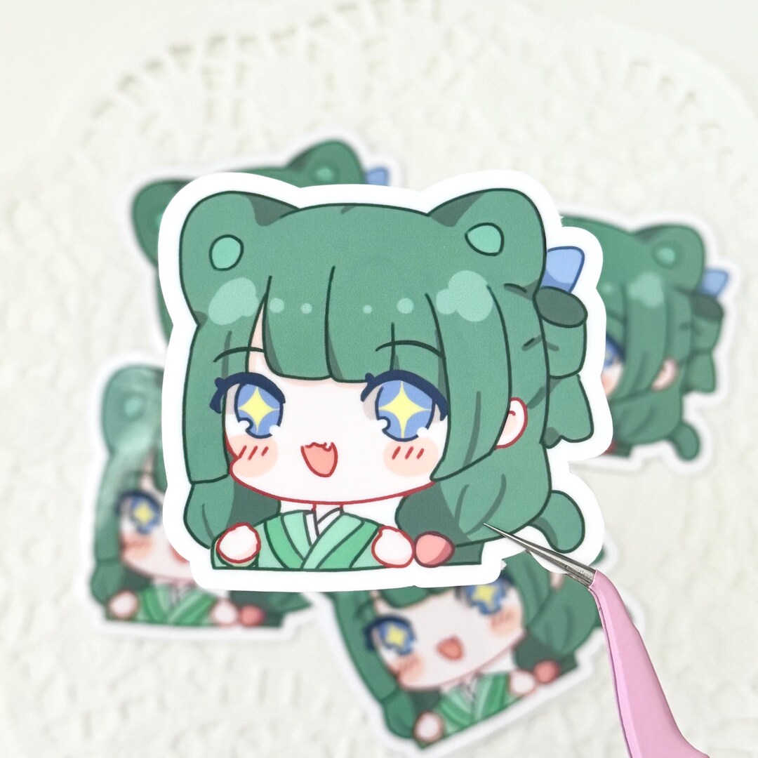 Chibi Meow Vinyl Sticker - Etsy