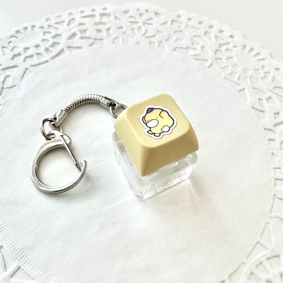 Derpy Headache Duck Clicky Keycap Keyboard Switch Keychain | Fidget Toy ...