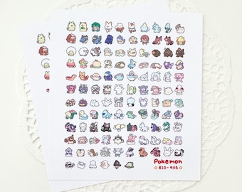 Poké Gen 8 810-905 Mini Art Print L Wall Art - Etsy