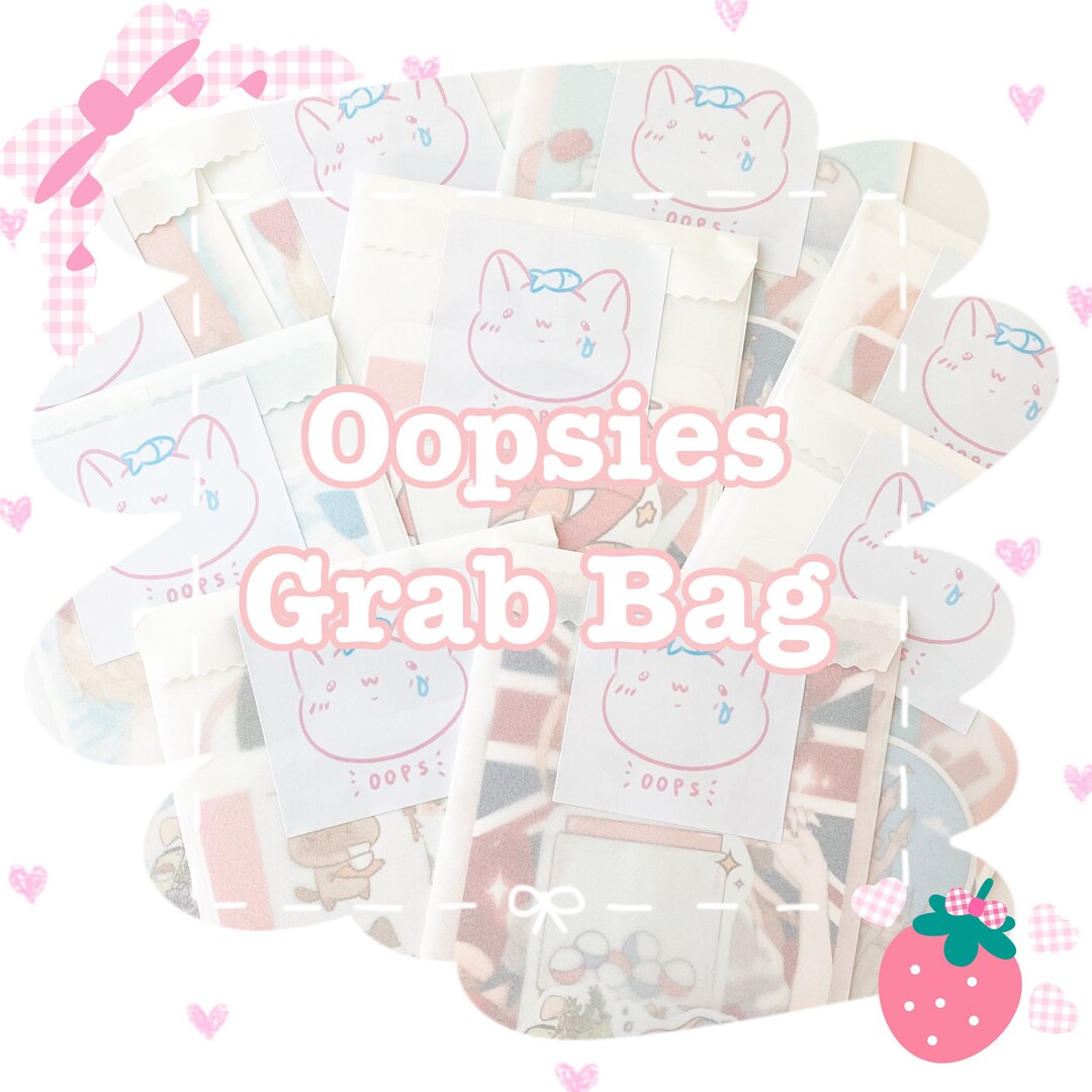 Oopsie Mystery Grab Bag | Mini Art Prints and Stickers - Etsy