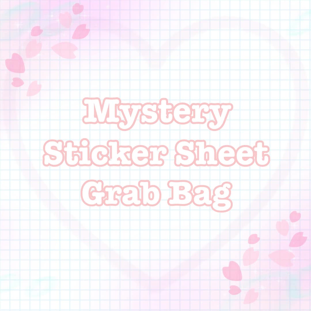 Mystery Sticker Sheet Grab Bag - Etsy