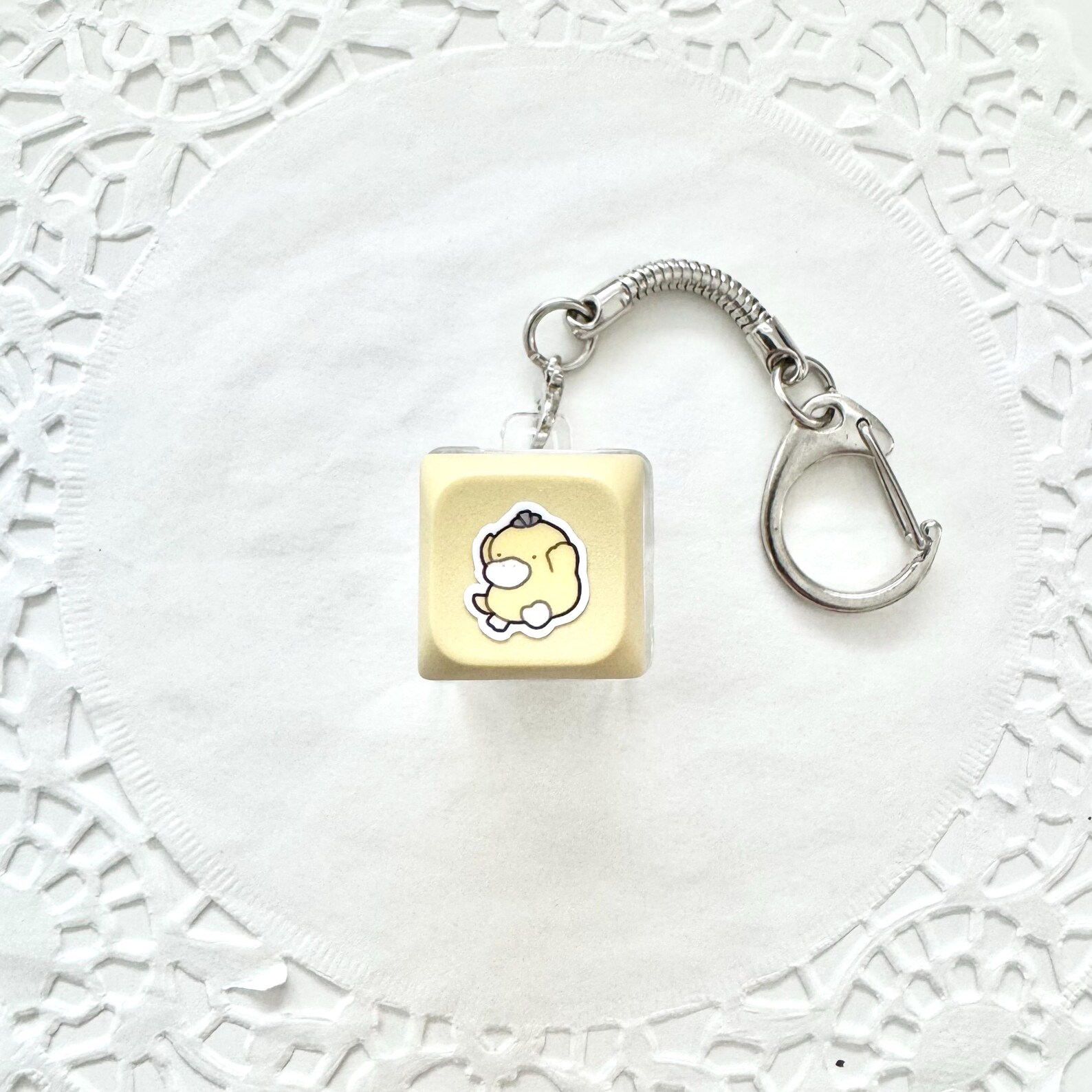 Derpy Headache Duck Clicky Keycap Keyboard Switch Keychain | Fidget Toy ...