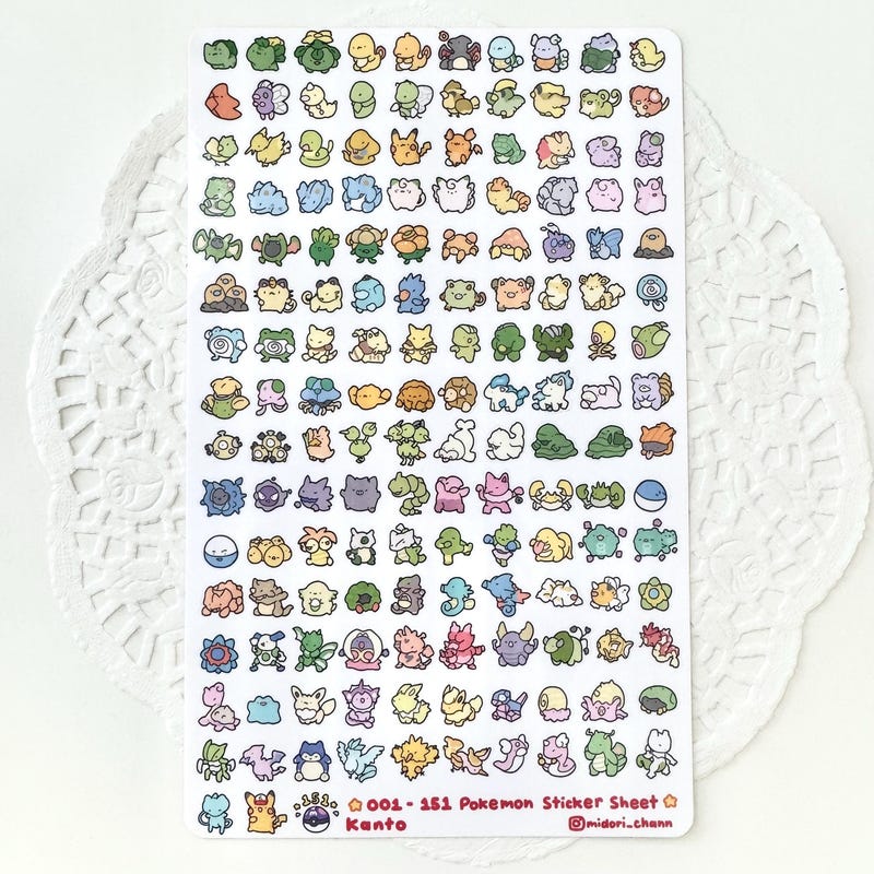 Vinyl Gen 1 Sticker - Etsy