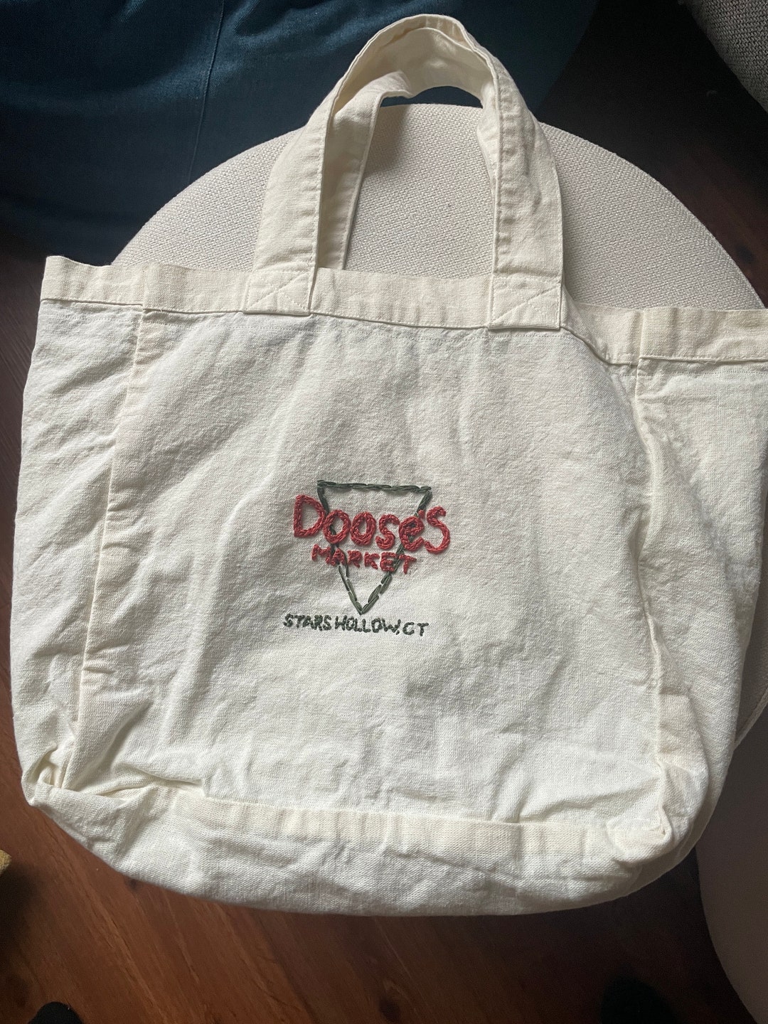 Doses Market Embroidered Tote Bag - Etsy