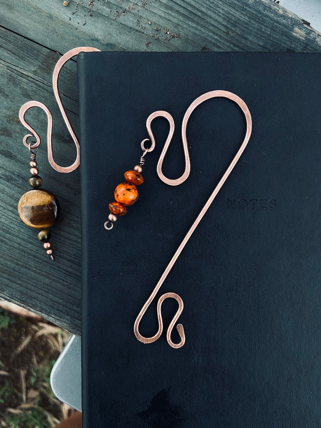 Unique Copper Bookmarks Reading Lovers Gift for Him and Her Wedding ...