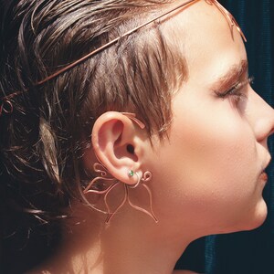 Lotus Pure Copper Head Circlet Crown Wedding Tiara Costume Head Piece ...