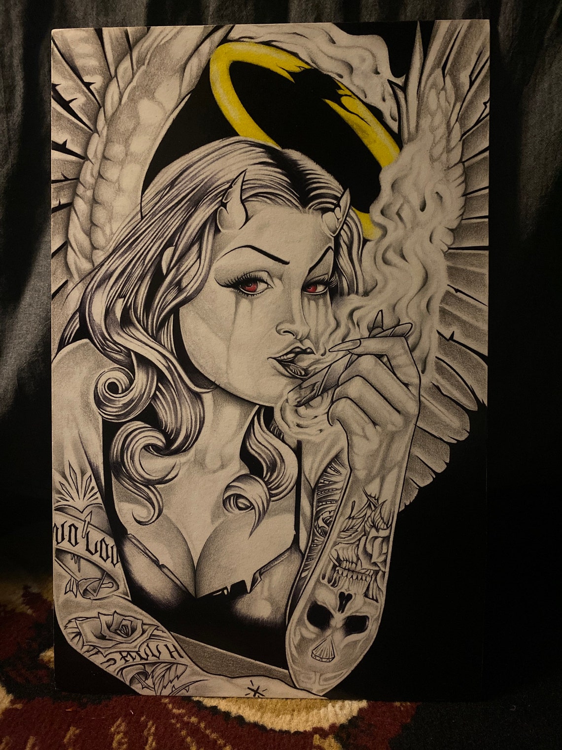 Og Abel Angel Bad Angel Etsy