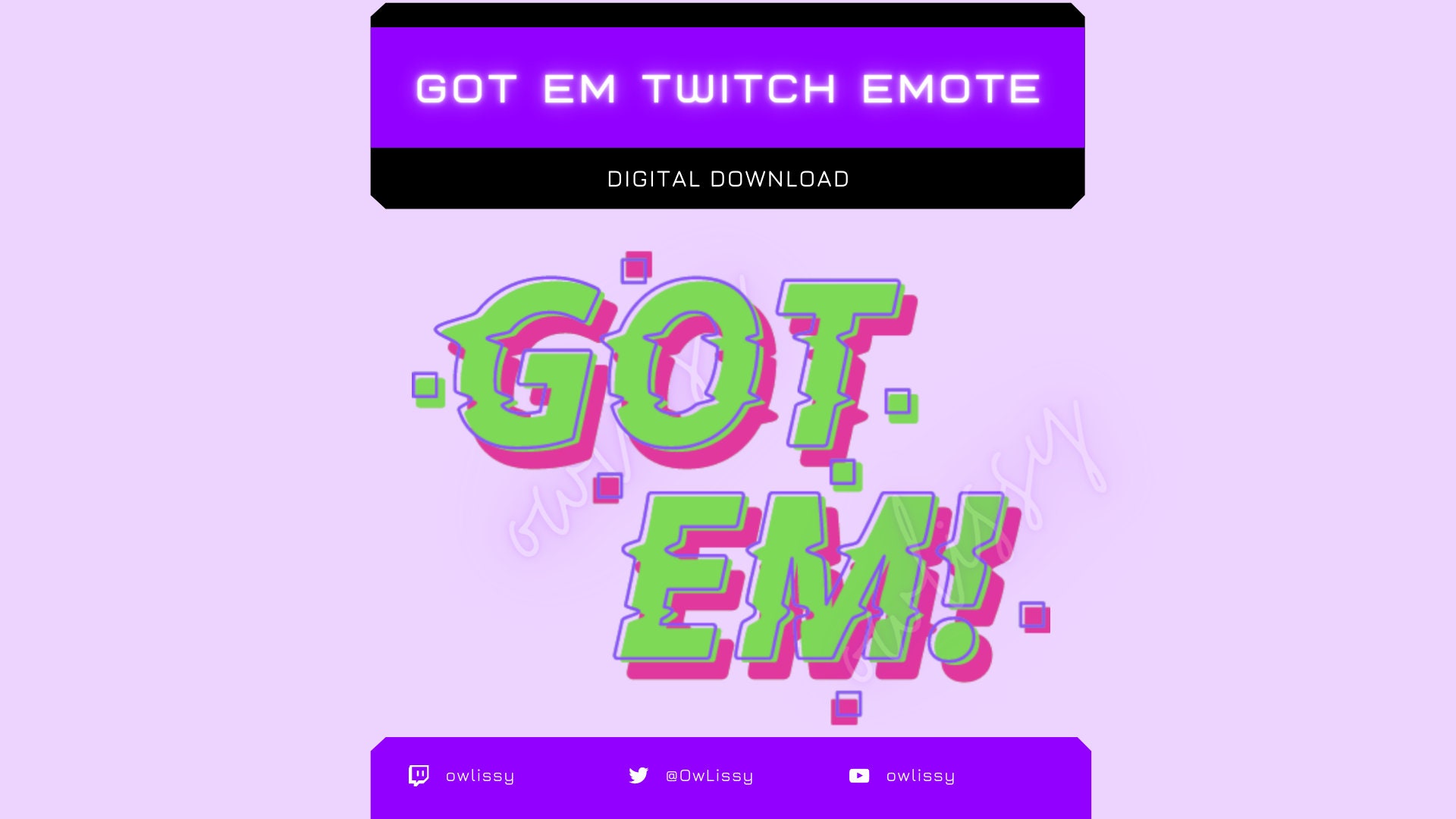 Got Em Emote Twitch & Discord - Etsy