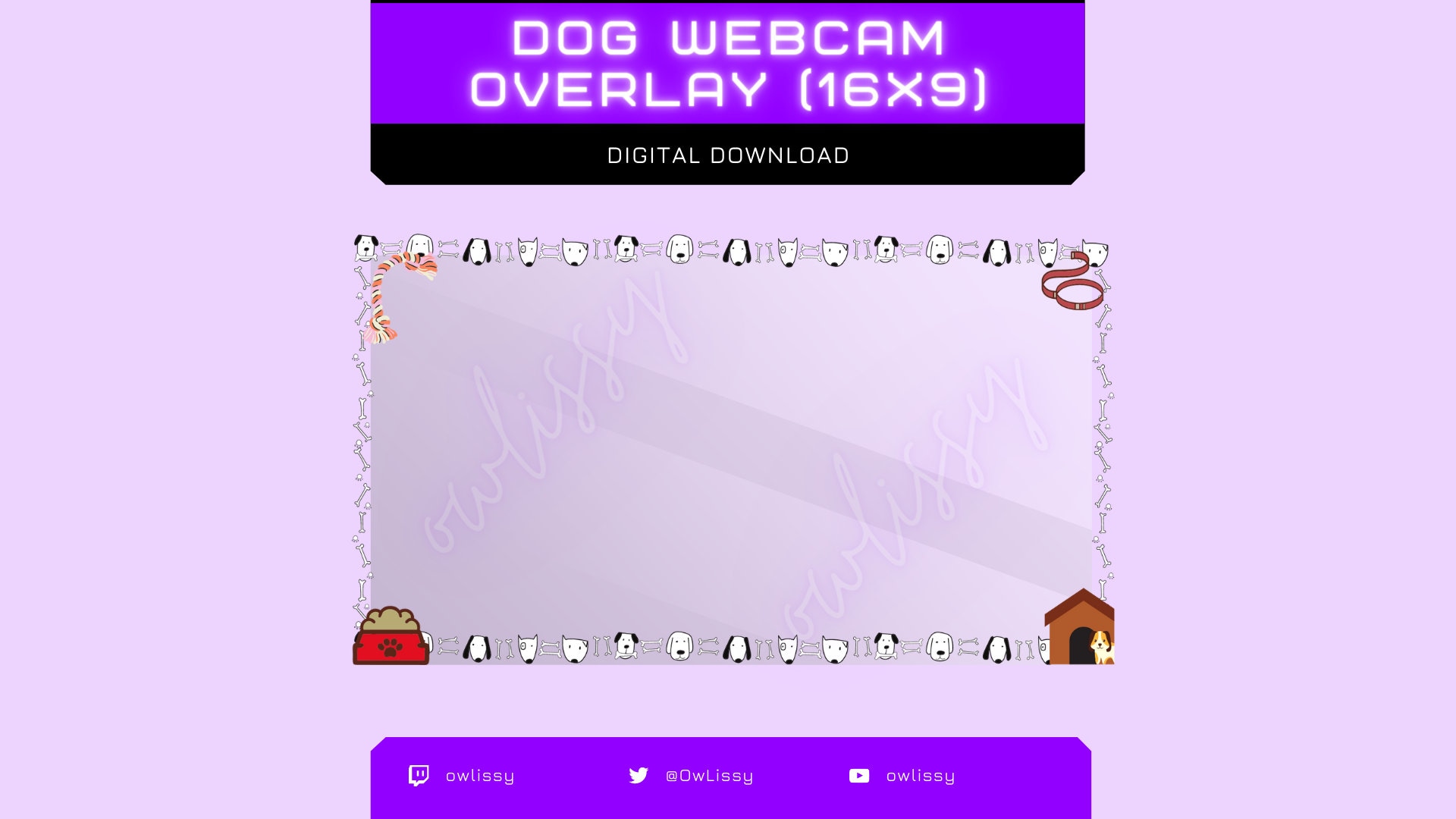 Dog Webcam Overlay - Etsy