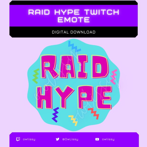 Twitch Raid Emote - Etsy