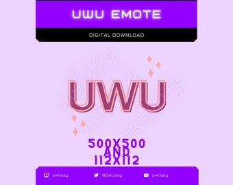 Uwu Emote - Etsy
