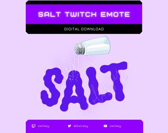 Animated Emote Salt Twitch and Discord - Etsy