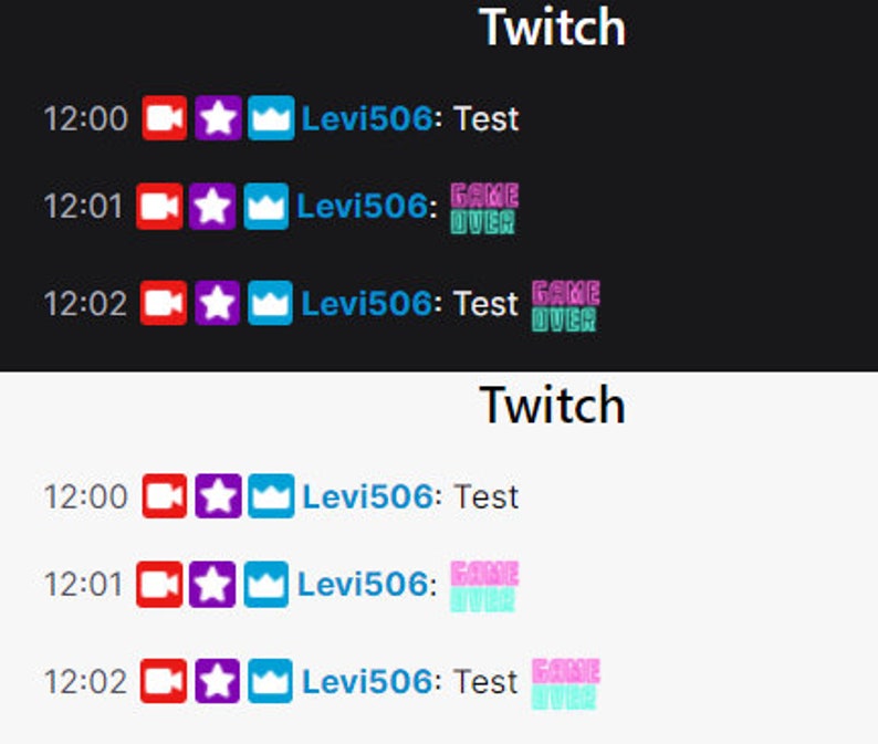 Twitch Game Over Emote L Digital File - Etsy