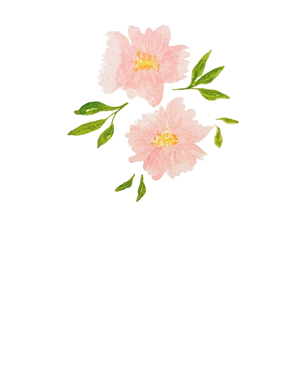 Spring Clip Art Watercolor Flowers Pastel Flower Clip Art - Etsy