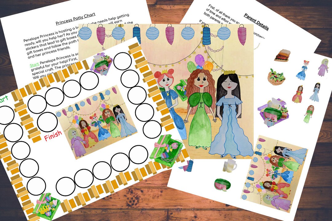 Princess Potty Chart Adventure - Etsy