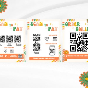 Girl Scout Cookie Sign 2023 2024, LBB ABC We Accept Sign, Scan to Pay ...