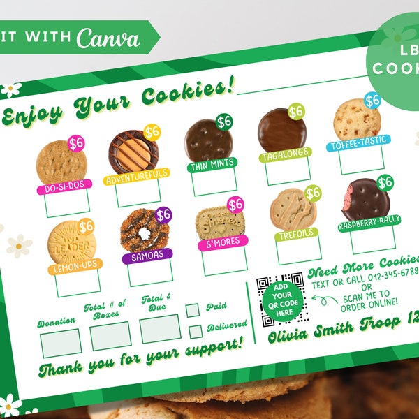 Girl Scout Cookies 2023 - Etsy